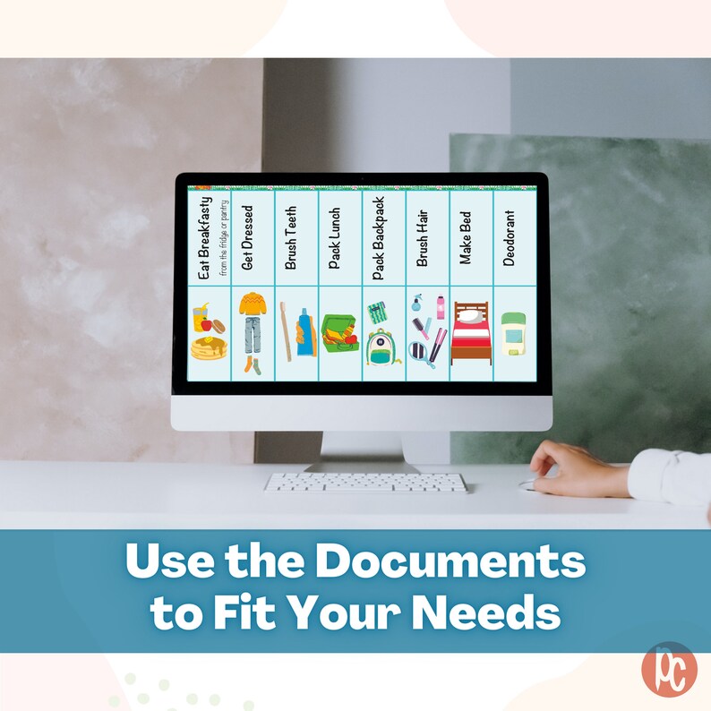 Editable Morning Routine Chart Bedtime Routine Printable - Etsy