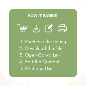 Printable Kids Reward Chart Daily Goal Tracker Positive Behavior ...