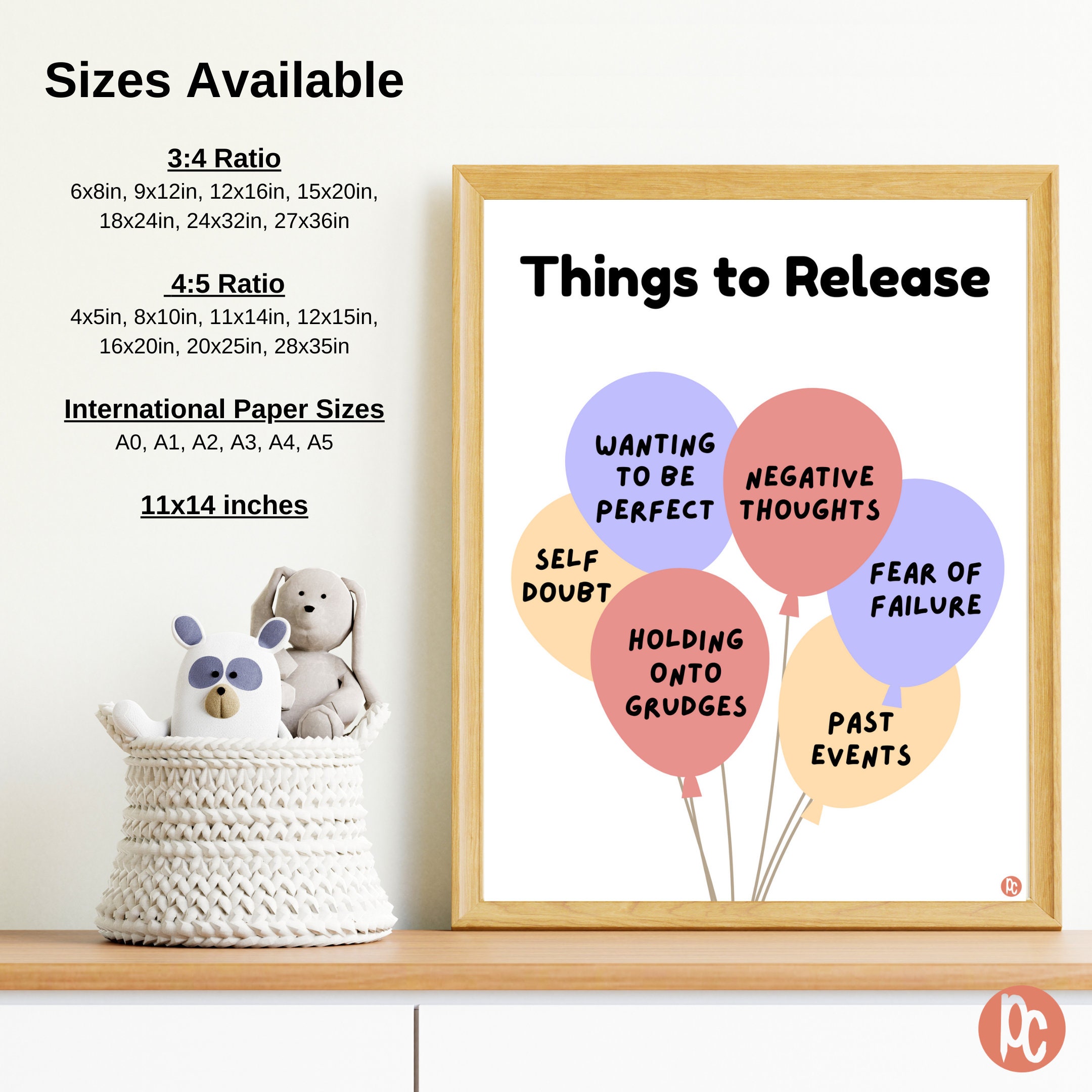 Coping Skills Poster Therapy Office Decor School Counselor CBT Mental ...