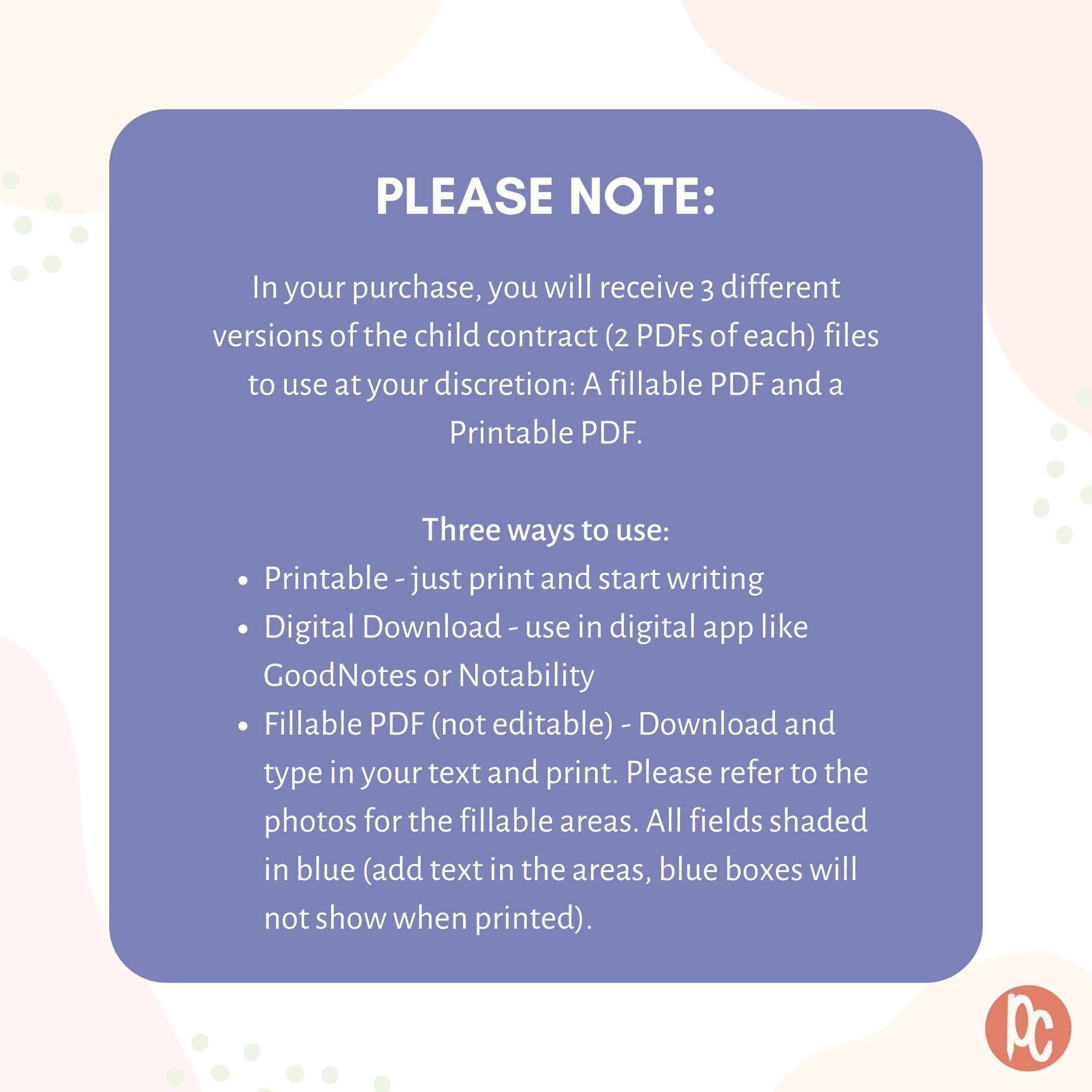 Printable Chore Contract for Kids Editable Child - Etsy UK