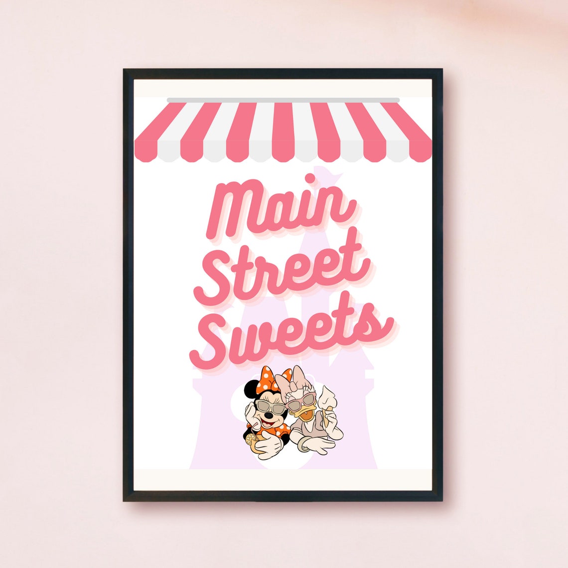 Main Street Sweets Sign Disney Inspired Art Disney - Etsy