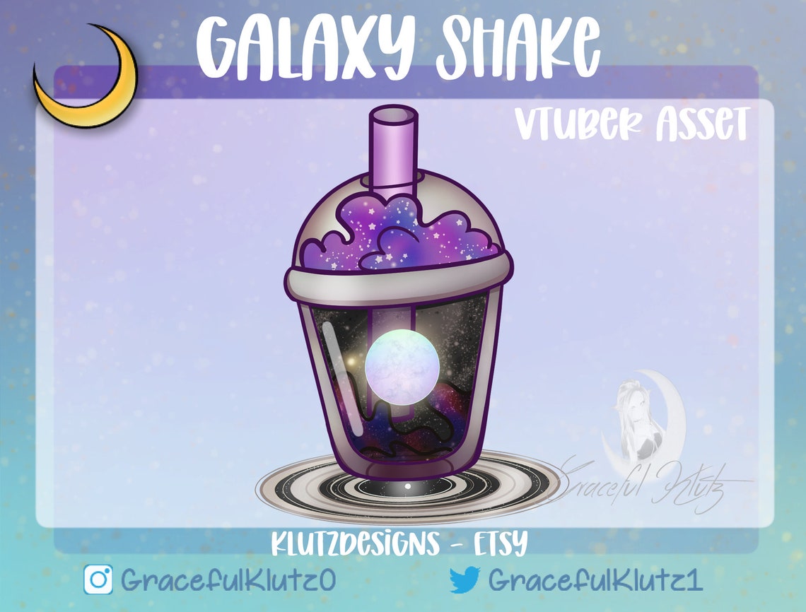 Galaxy Shake Vtuber Asset | Etsy