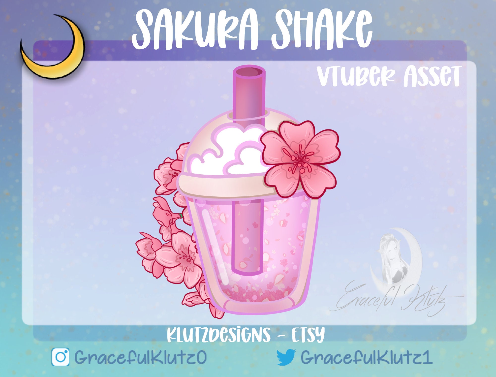 Sakura Shake Vtuber Asset - Etsy