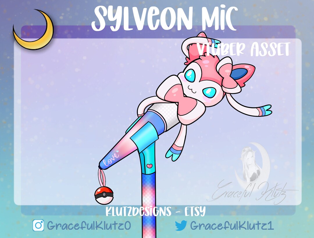 Sylveon Pride Mic Vtuber Asset - Etsy Australia