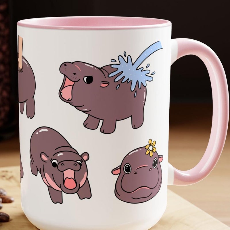 Moo Deng Mug - Etsy
