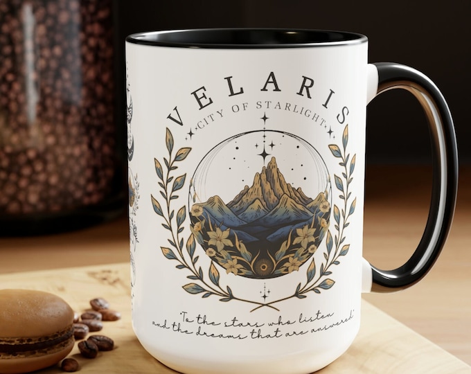 Velaris Handmade Ceramic Mug, Acotar Pottery Mug, a Court of Thorns and ...