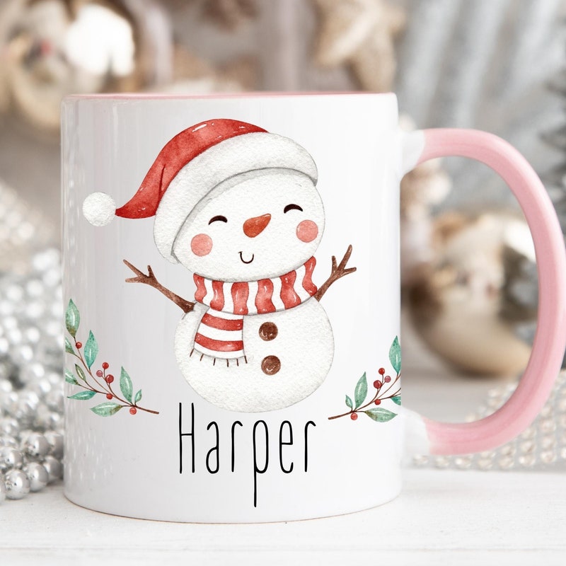 Custom Snowman Mug - Etsy