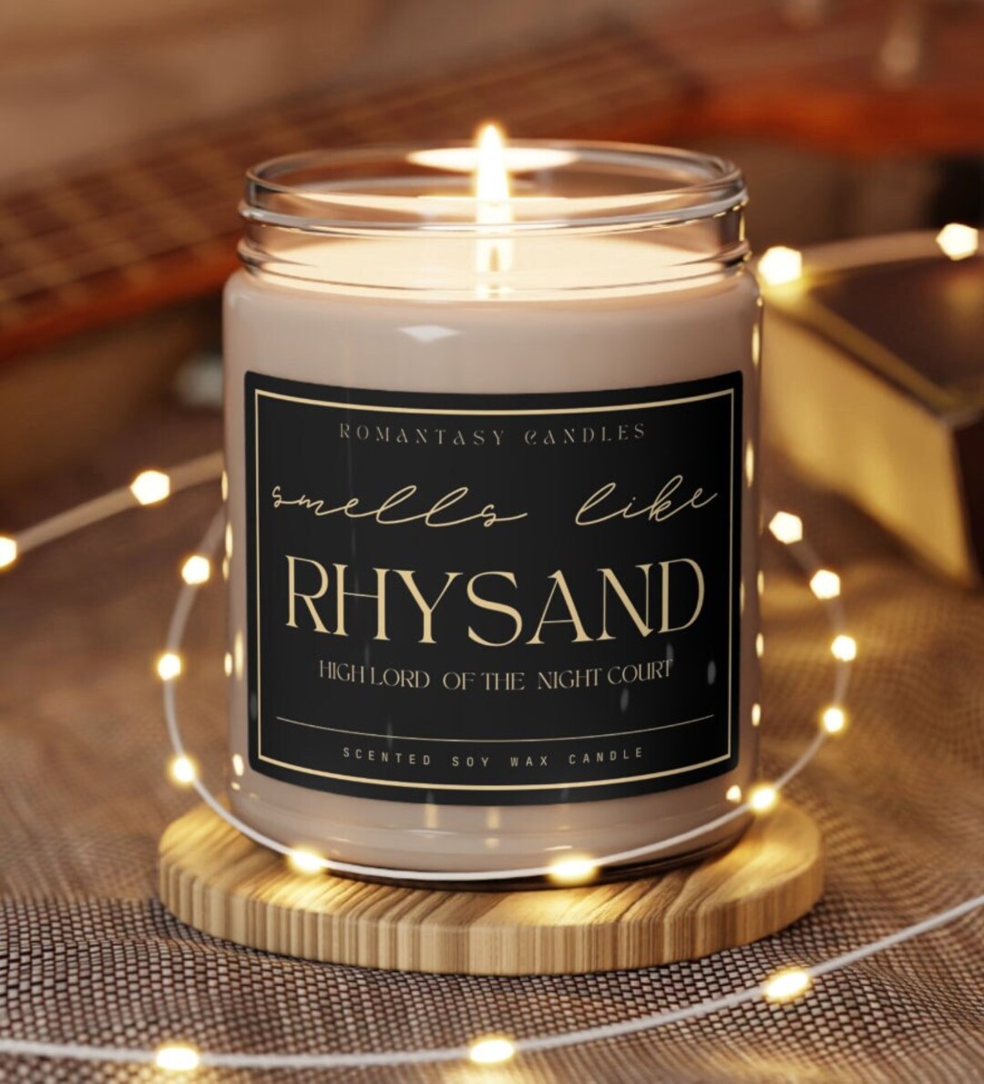 Smells Like RHYSAND Scented Candle, Night Court Candle, Acotar Rhysand ...