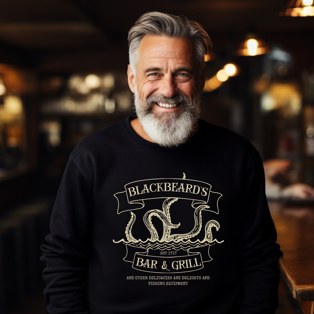 Black Beard's Bar and Grill Shirt, Our Flag Means Death Est 1717 Shirt ...