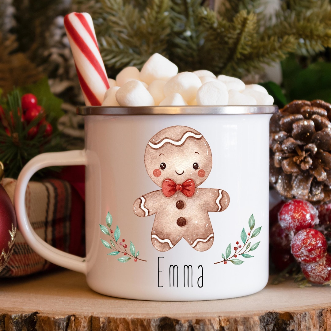 Hot Chocolate Christmas Mug, Kids Christmas Mug, Kids Stocking Stuffer ...