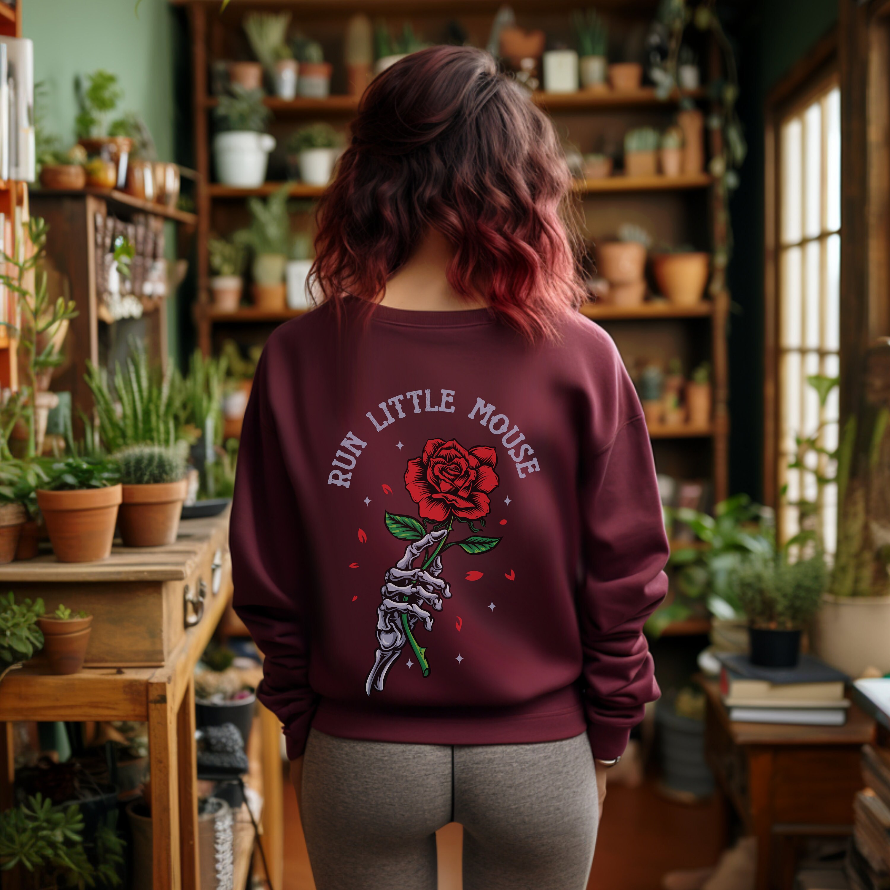 Run Little Mouse Sweatshirt, Haunting Adeline Sweater, Zade Meadows ...