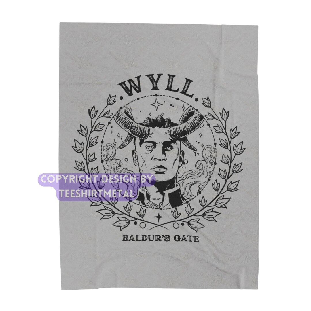 Wyll BG3 Blanket, Baldurs Gate 3 Wyll, Bg3 Wyll Blanket, Gift for Gamer ...