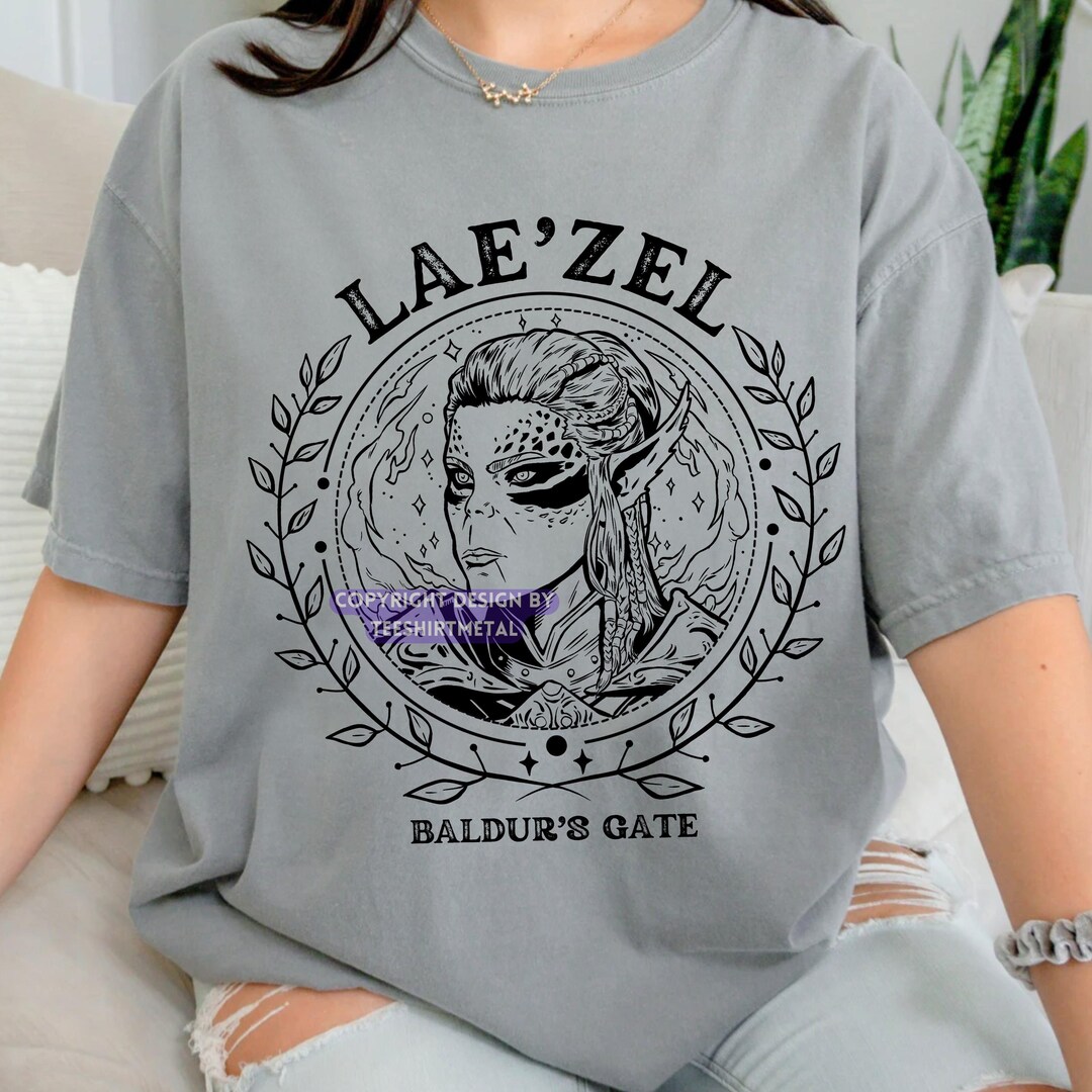 Baldurs Gate 3 Laezel, Laezel Shirt, BG3 Laezel, Gamer Apparel, Video ...