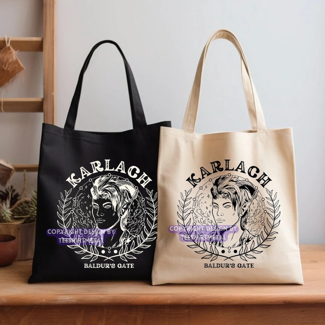 Karlach Bg3 Tote Bag, BG3 Tote Bag, Bg3 Karlach, Baldurs Gate Tote ...