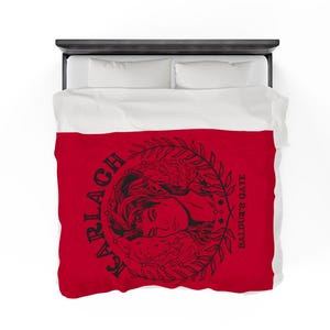 Karlach SKYRIM Blanket, BG3 Blanket, Gaming Blanket, Gamer Blanket, Bg3 ...