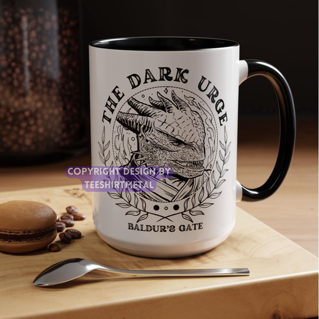 The Dark Urge BG3, Baldurs Gate Mug, Bg3 Mug, Dark Urge Bg3, Boulders ...