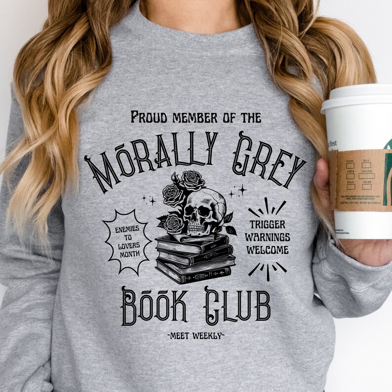 Villain Lover Sweatshirt | Bookish Sweatshirt, Morally Grey Shirt, Gift ...