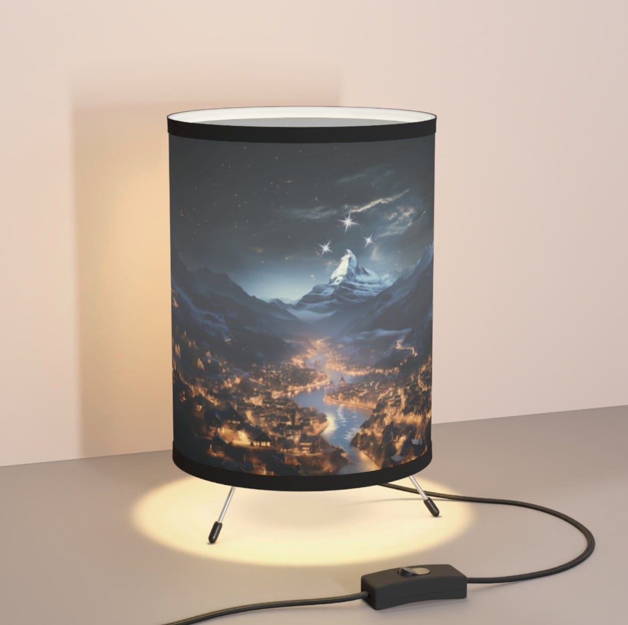 ACOTAR Tripod Lamp, Velaris Lamp, Acotar Home Decor, Nightstand Lamp ...