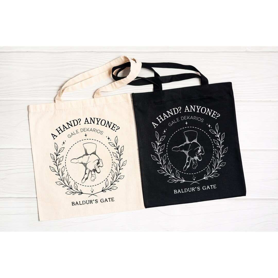 A Hand ? Anyone? Baldurs Gate 3 Tote Bag, Gale, Astarion Merch, Bg3 ...