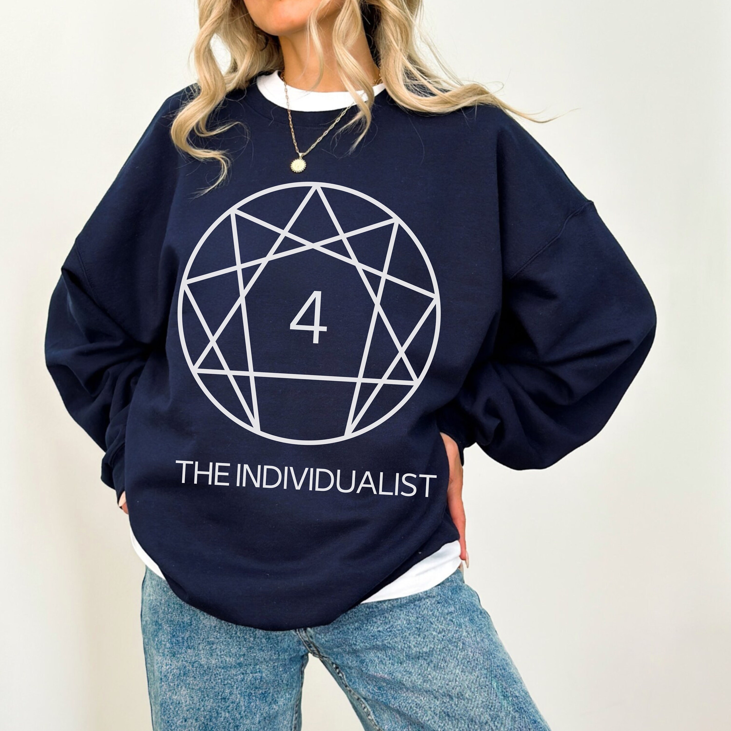 Enneagram 4, the Individualist, Enneagram Sweater, Enneagram Type 4 ...