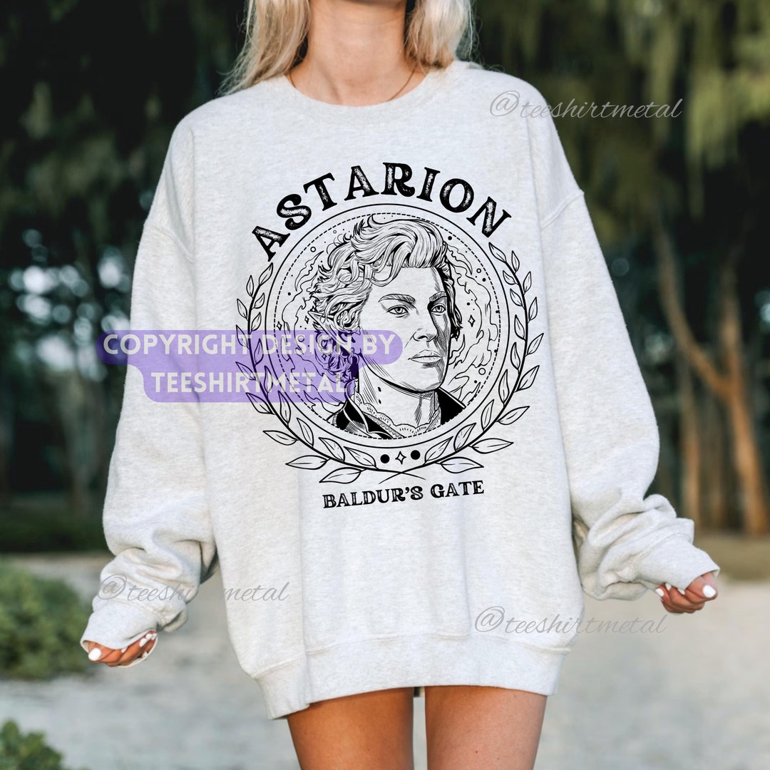 Astarion BG3 Sweatshirt, Baldurs Gate Astarion Sweatshirt, Shirt Bg3 ...