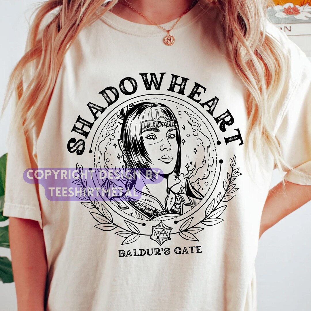 Shadowheart BG3 Tshirt, BG3 Comfort Colors Shirt, Shadowheart Shirt ...