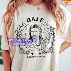 Gale Bg3 Tee, Gale Shirt, Baldurs Gate Shirt, Bg3 T-shirt, Bg3 Gale ...
