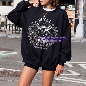 Wyll Bg3 Sweatshirt, Baldurs Gate 3 Wyll Shirt, Baldurs Gate Astarion ...