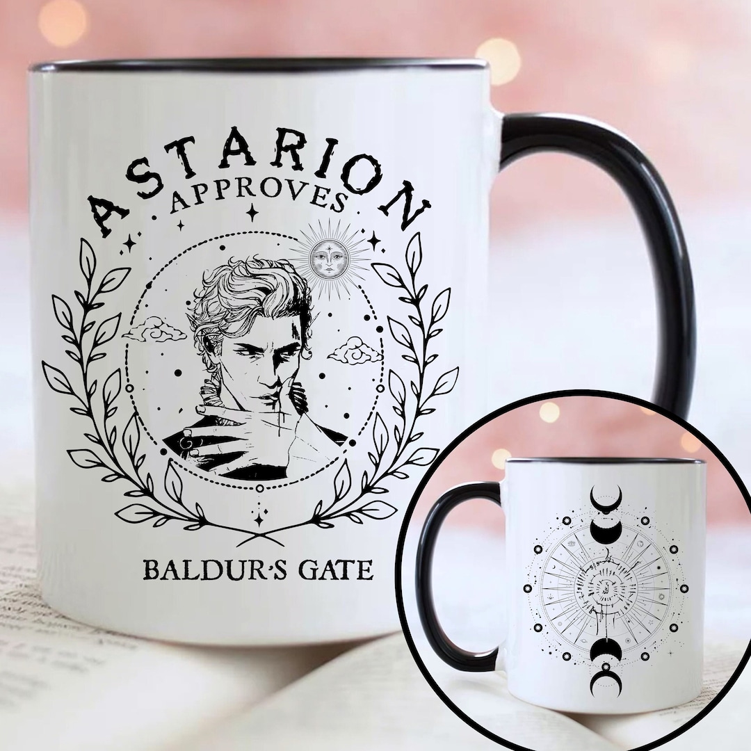 BALDUR'S GATE 3 Mug, Astarion Approves, Astarion Coffee Mug, Bg3 ...