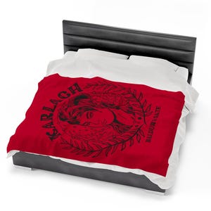 Karlach SKYRIM Blanket, BG3 Blanket, Gaming Blanket, Gamer Blanket, Bg3 ...