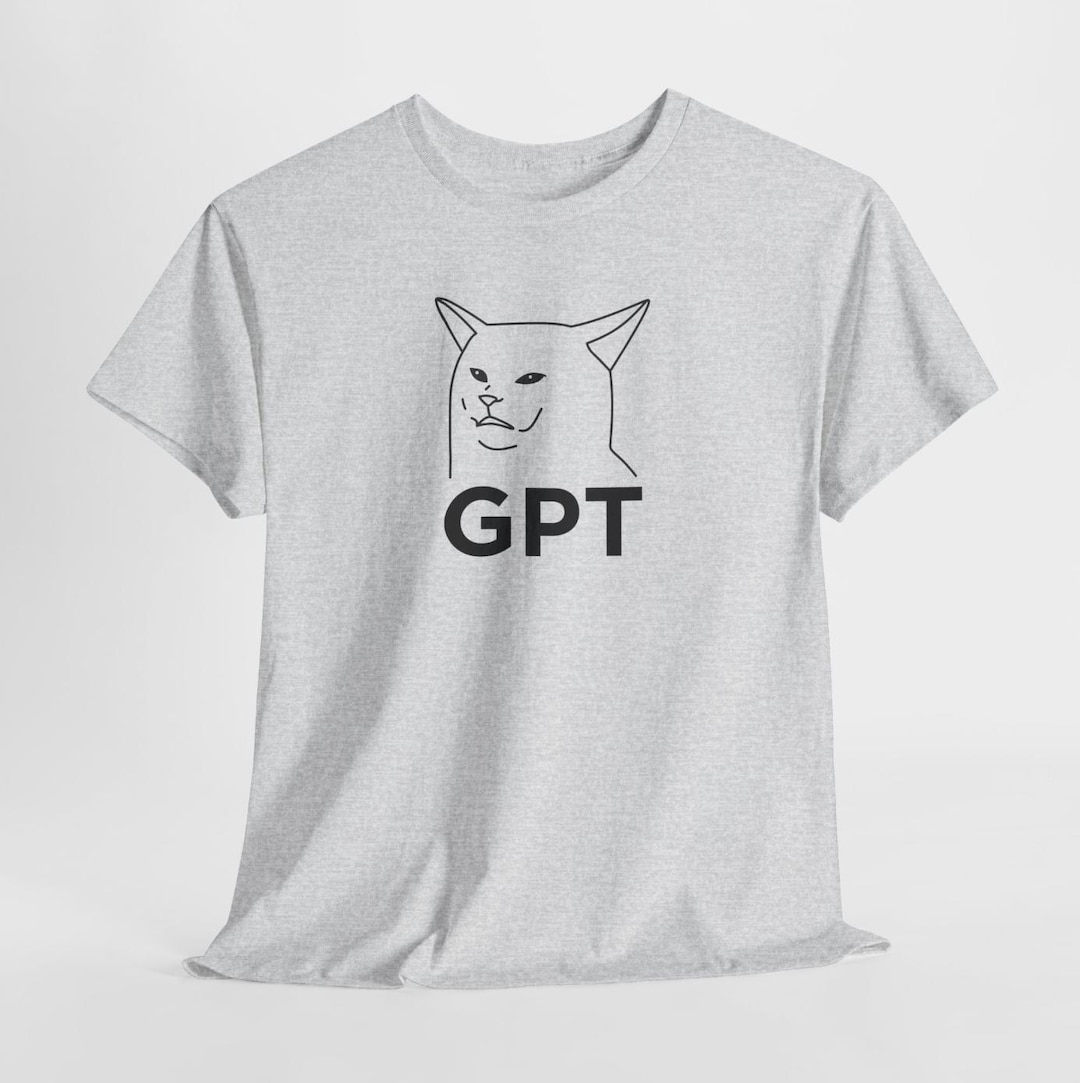 Cat Gpt Shirt , Chatgpt Tee, Cats and Chat Gpt, Funny Chat Gpt T Shirt ...
