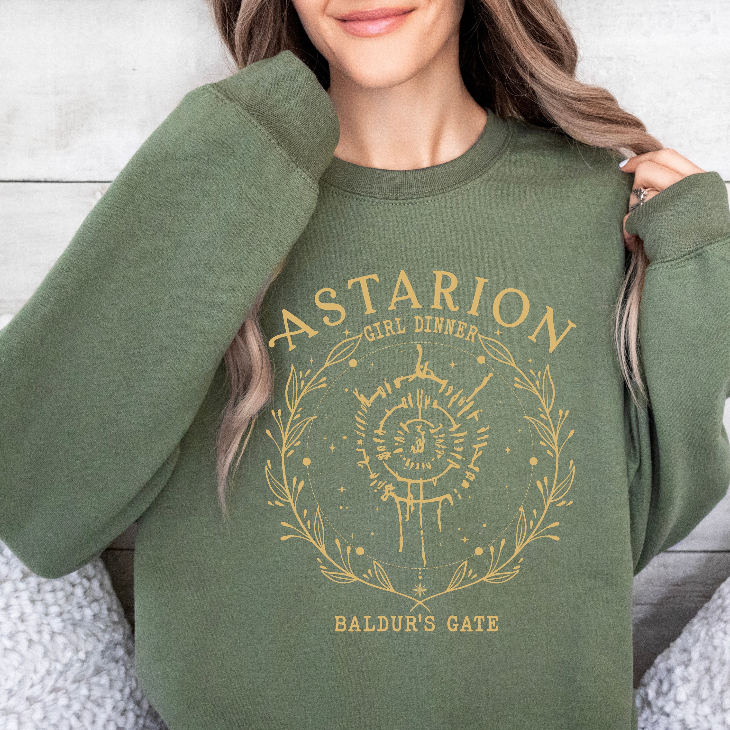 Astarion Baldurs Gate Sweatshirt, Bg3, Shadowheart, Karlach, Dnd ...