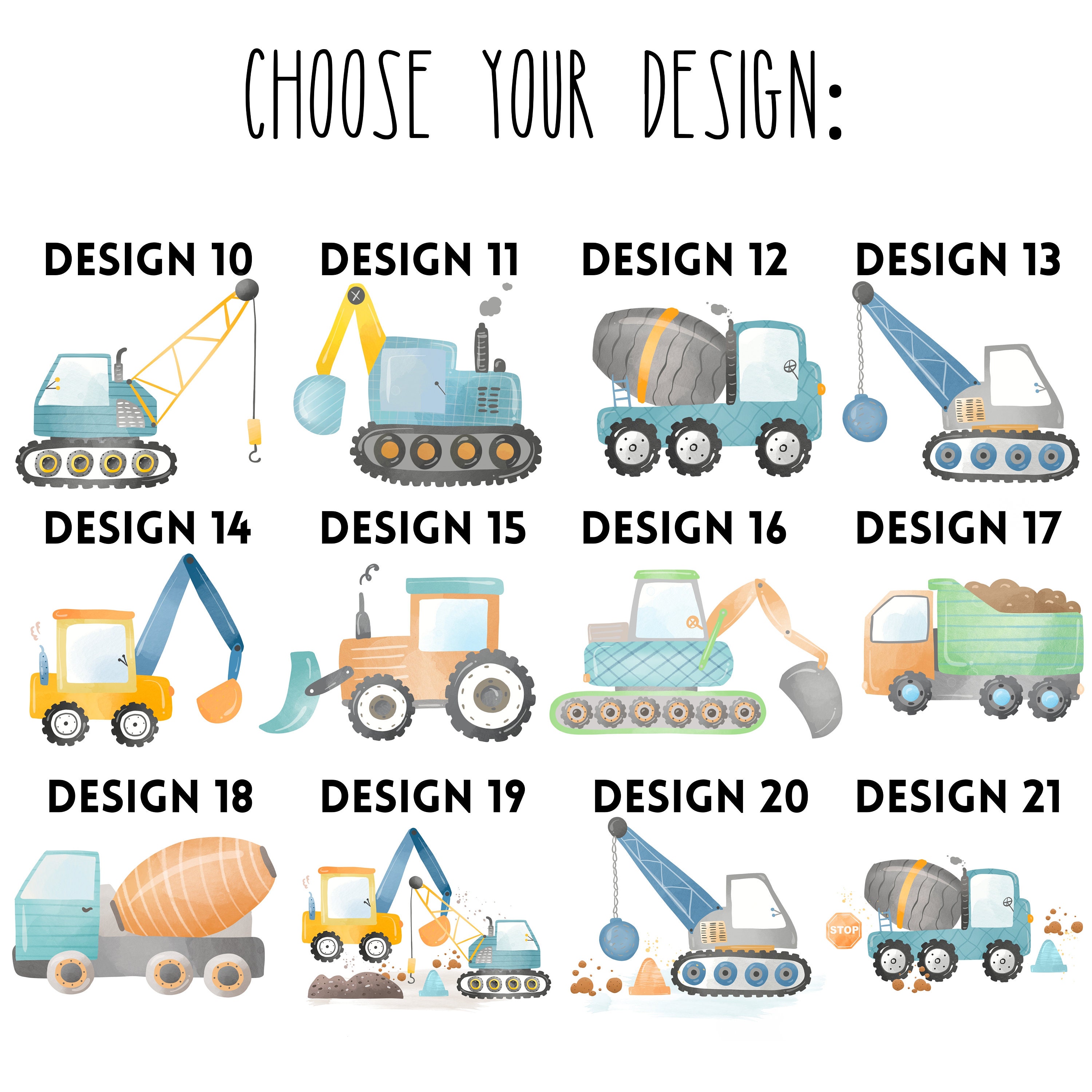 Customized Boys Mug Construction Vehicle Mugs for Boy - Etsy