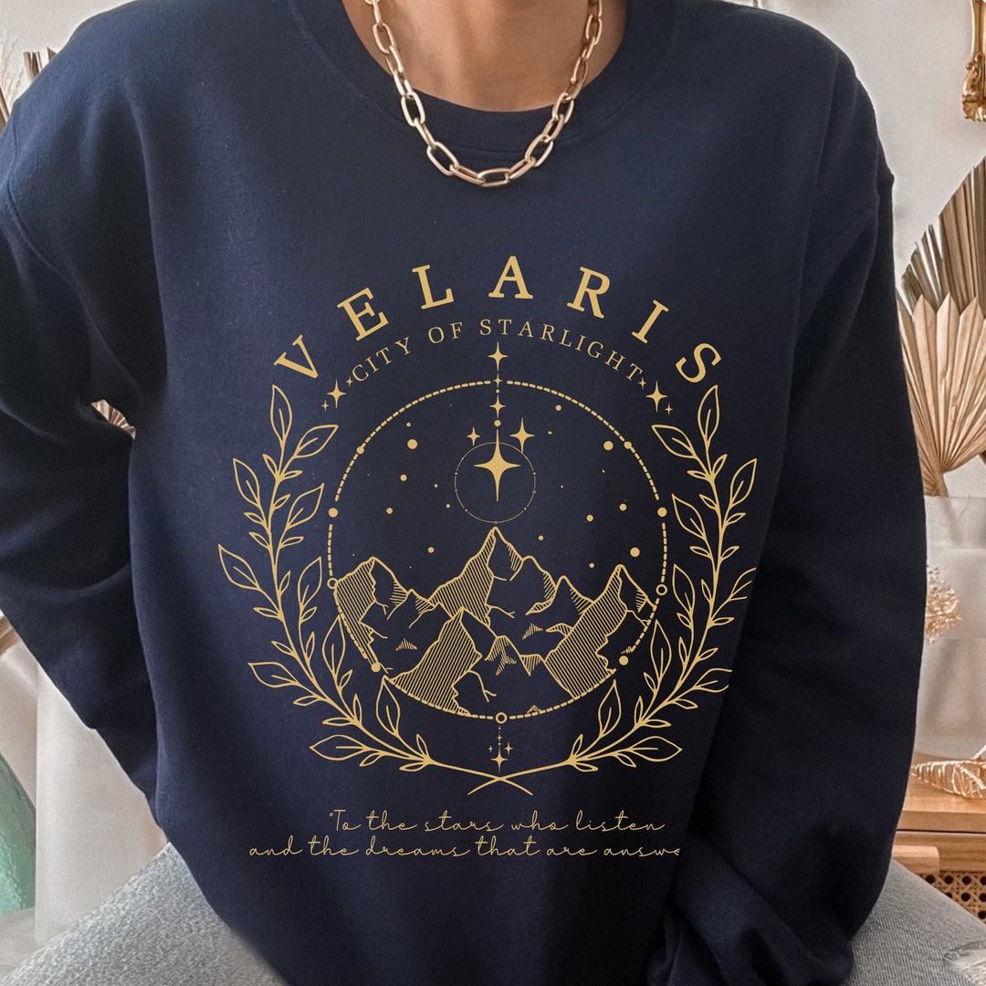 Acotar Sarah J Maas, Velaris City of Starlight Sweatshirt, ACOTAR ...