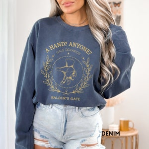 A Hand Anyone Gale Baldurs Gate 3 Comfort Colors Sweater, BG3, Gale's ...