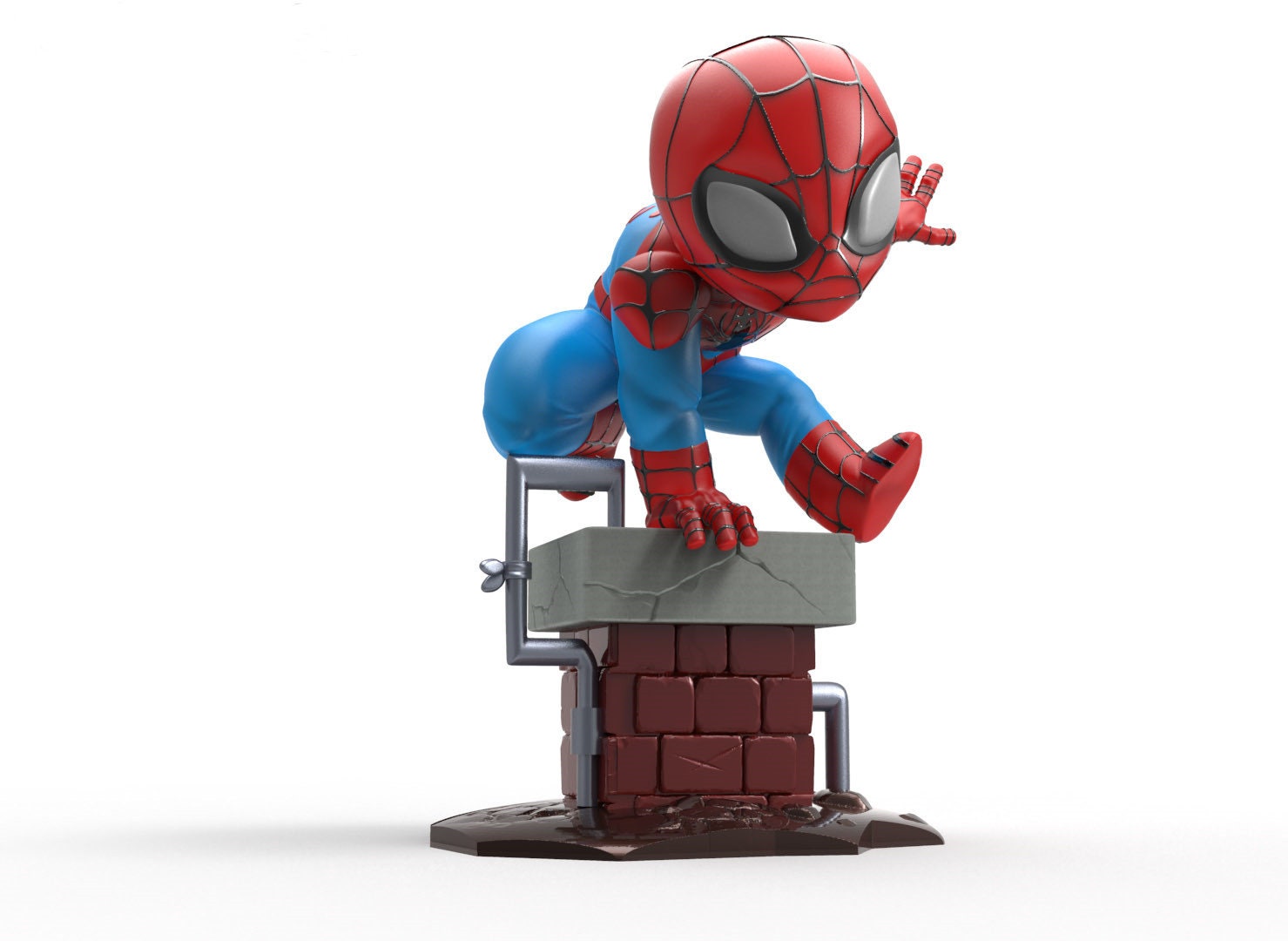 Prints Art & Collectibles Digital Prints Spider Man STL 3D Digital File ...