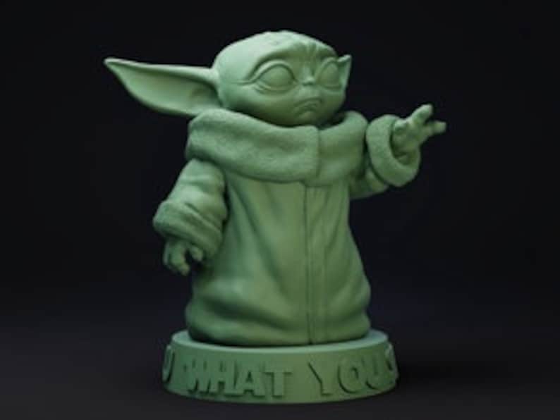 Baby Yoda 3D Printing STL File Digital Instant Download | Etsy Ireland Baby Yoda 3D Printing STL File Digital Instant Download | Etsy Ireland