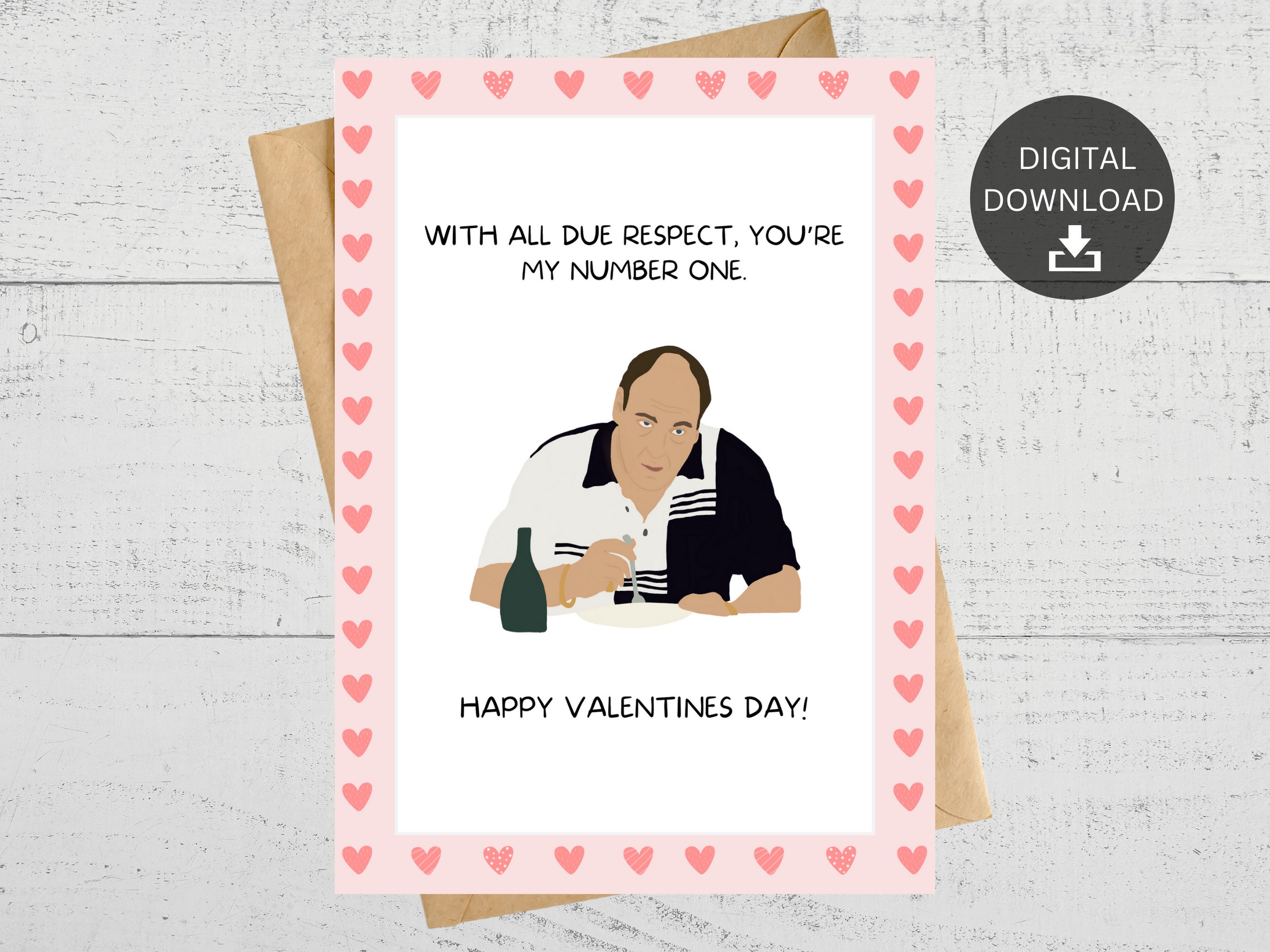 With All Due Respect You’re My Number One Printable Card, for ...