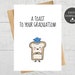 A Toast to Your Graduation, Printable Graduation Card, Instant Digital ...