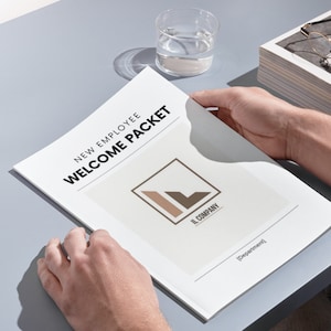 New Employee Welcome Packet Editable Canva Template, for New Hire ...
