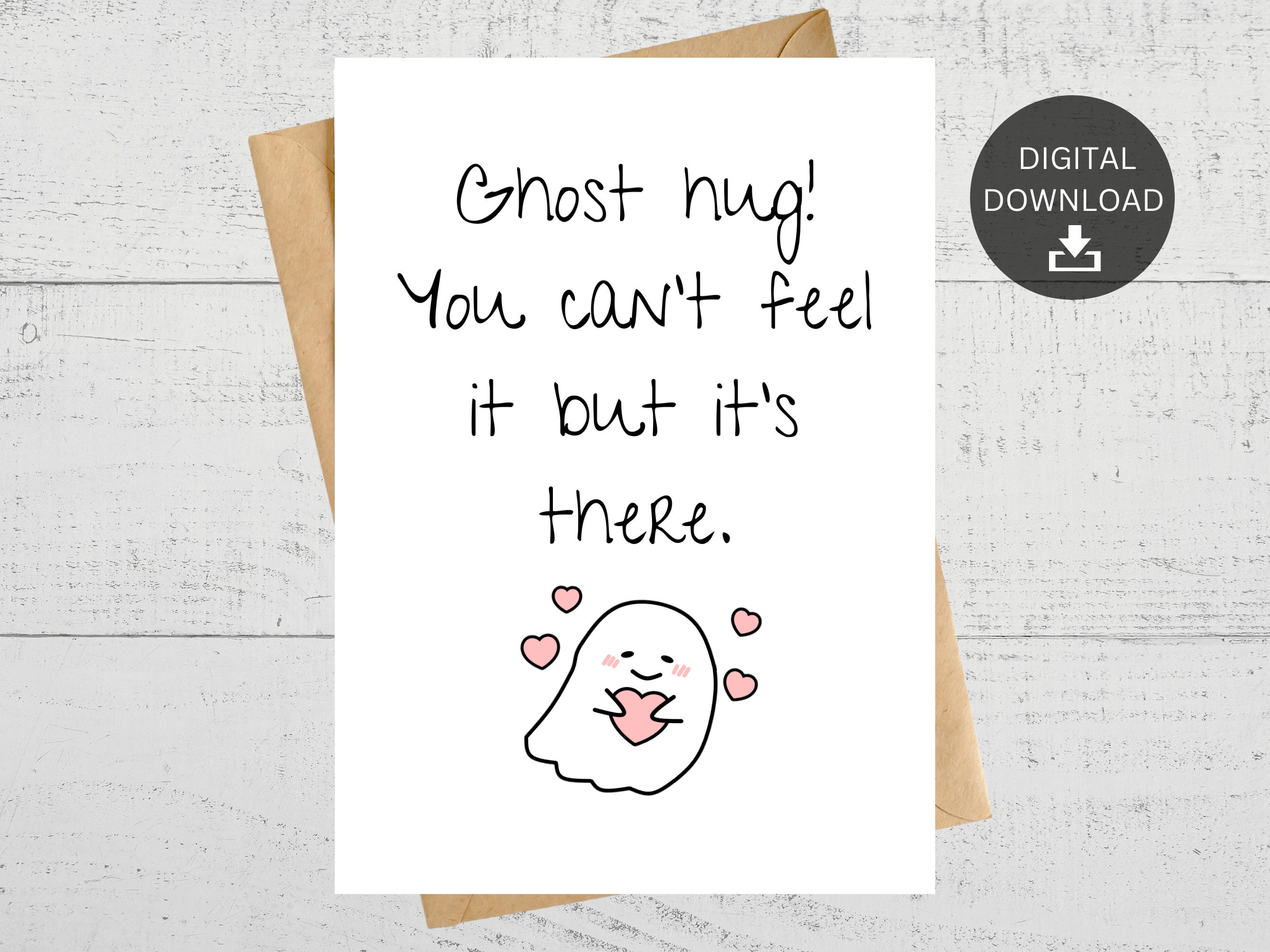 Ghost Hug Just Because You Can't Feel It but It's There, Funny ...