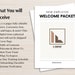 New Employee Welcome Packet Editable Canva Template, for New Hire ...