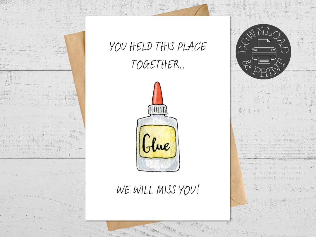 Printable Farewell Card for Leaving Co-worker, We Will Miss You Card ...