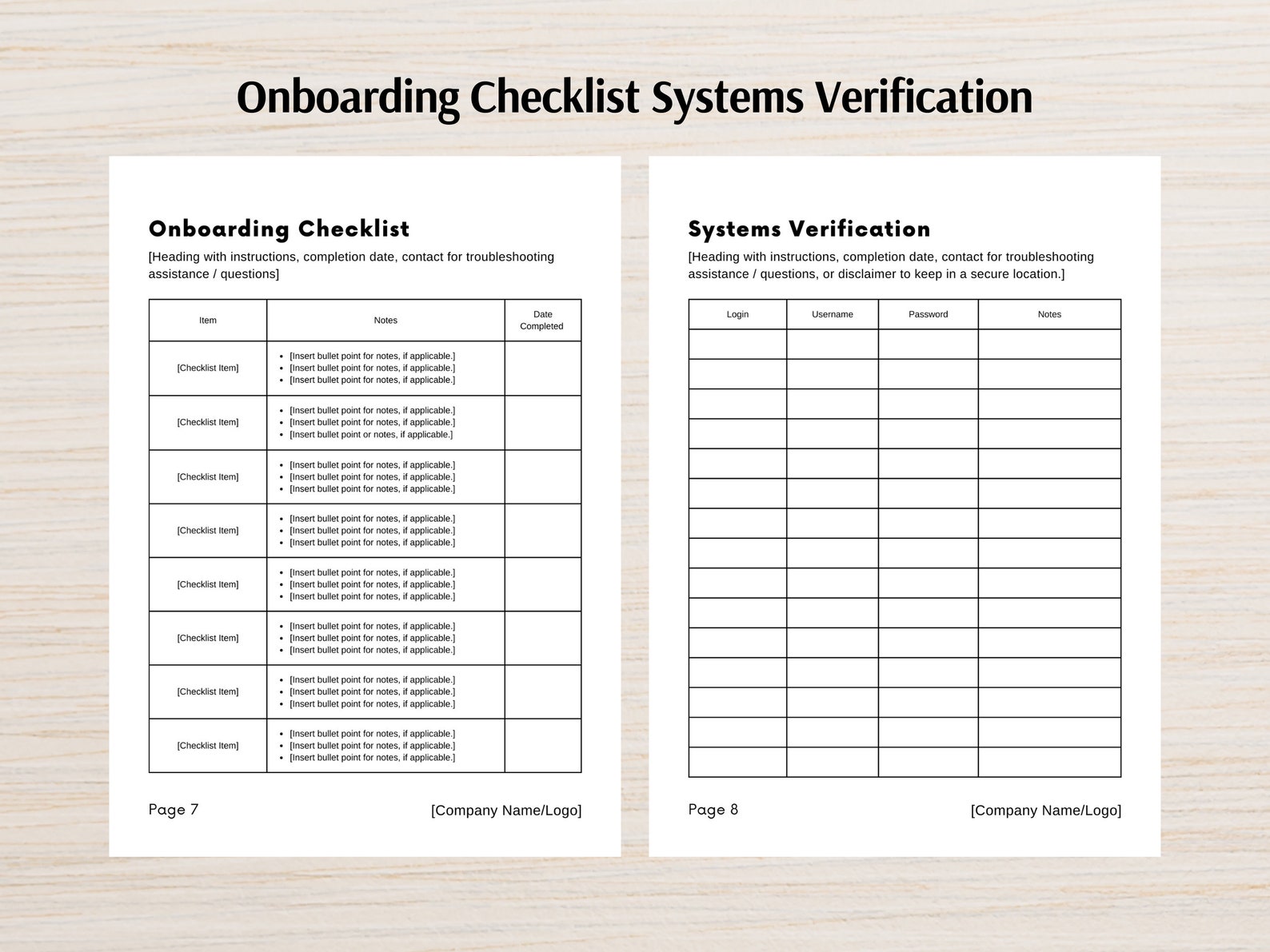 New Employee Welcome Packet Editable Canva Template, for New Hire ...