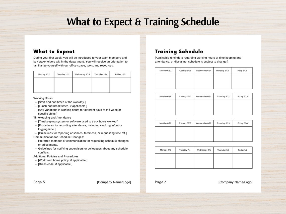 New Employee Welcome Packet Editable Canva Template, for New Hire ...
