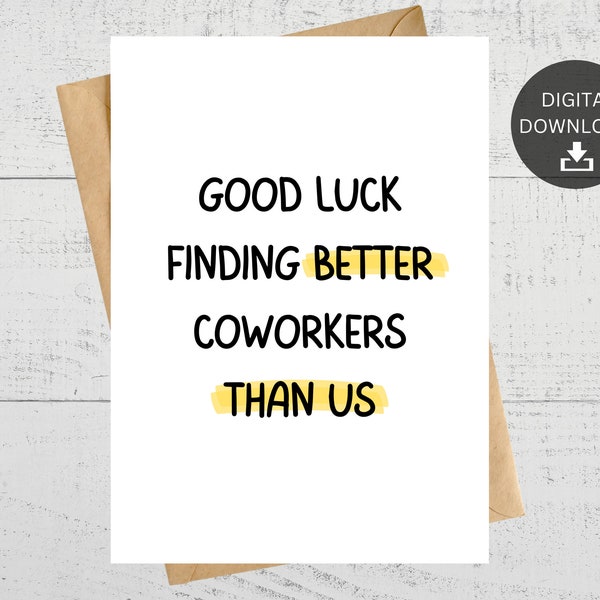Good Luck Finding Better Coworkers Than Us - Etsy