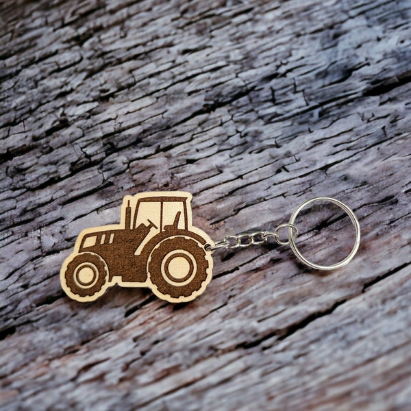 Tractor Keychain - Etsy