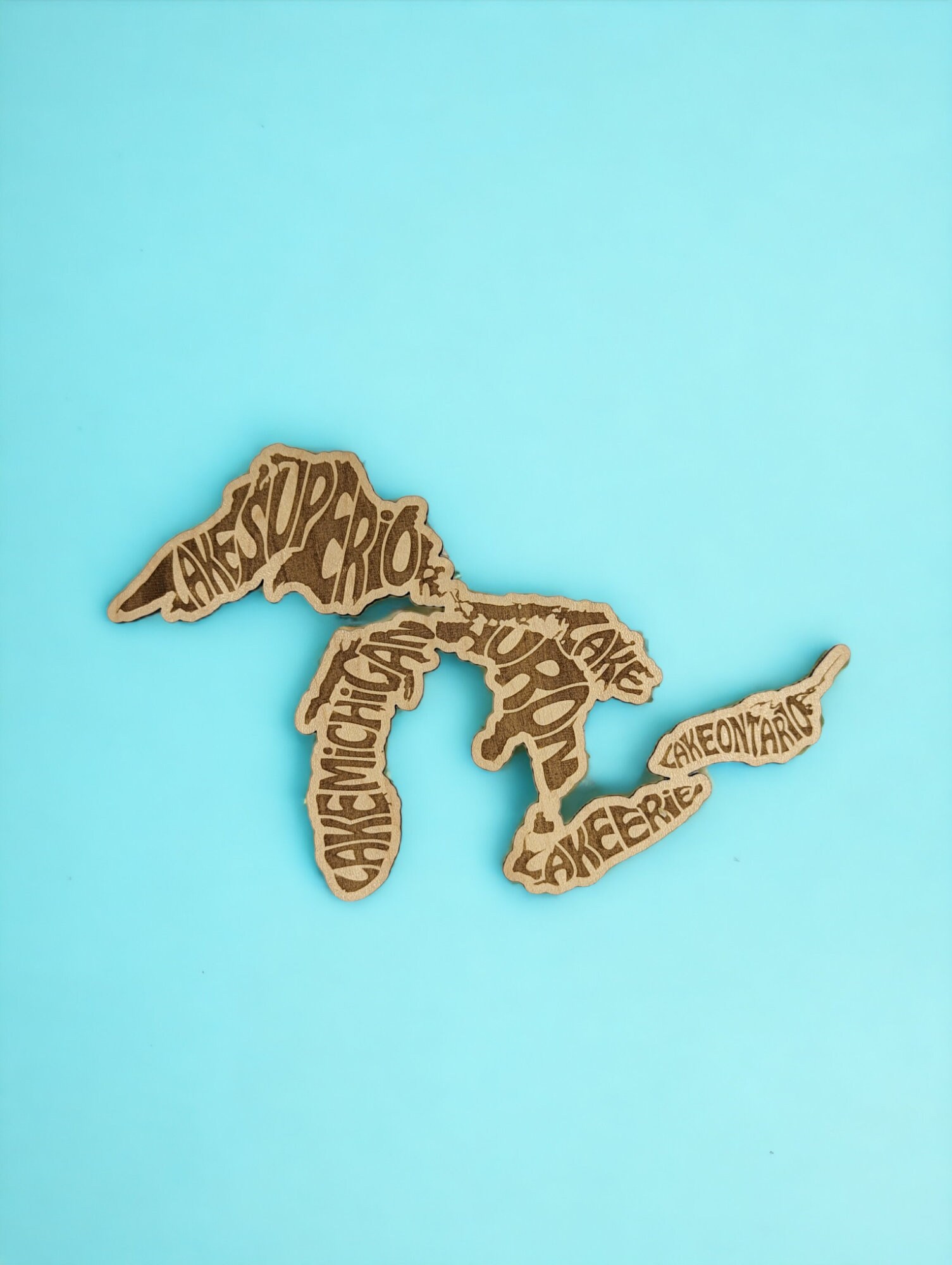 Great Lakes Magnet/lake Magnet/lake Michigan/lake Huron/lake - Etsy
