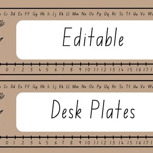 School Desk Name Tags, Back to School Supplies, Kids Name Tags, Kids ...