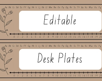 Dots Themed Name Tags, Desk Plates, First Day of School, Classroom ...